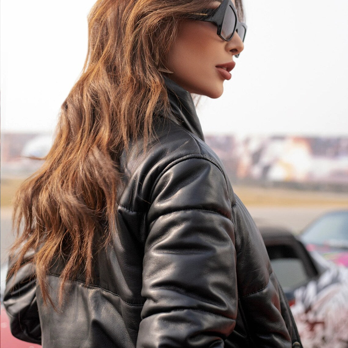 Tasu Black Pure Quilted Leather Jacket Women Biker Motorcycle – Prime Leather Studio