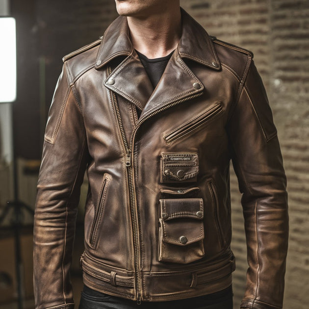 Timeless Brown Leather Jacket Collection – Prime Leather Studio