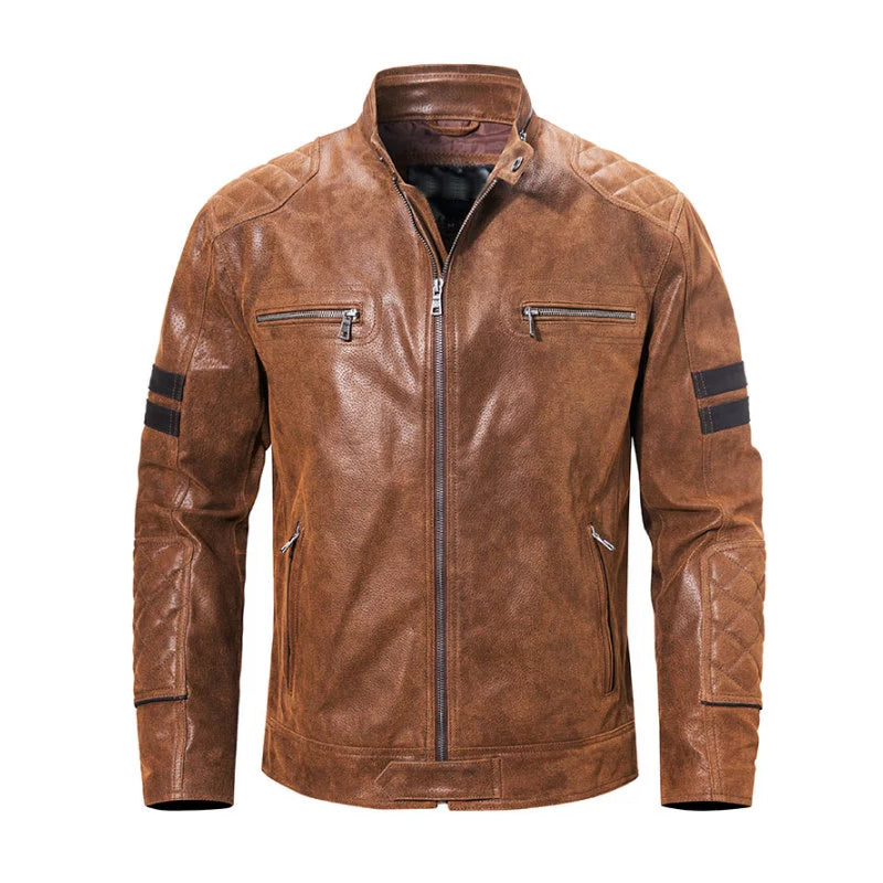 Dost 100% Pure Original Leather Jacket for Men Brown Fashion Wear ...