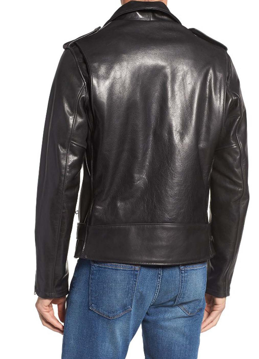 Premium Black Leather Jacket for Men - Rugged & Refined – Prime Leather ...