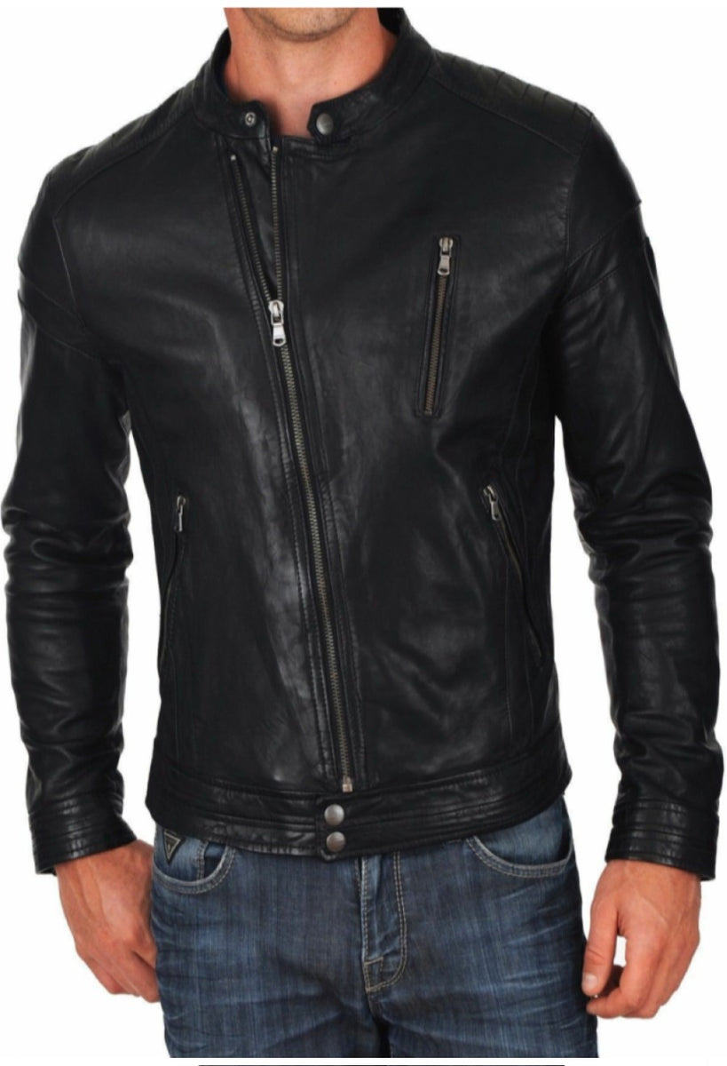 Original Black Leather Jacket for Men – Prime Leather Studio